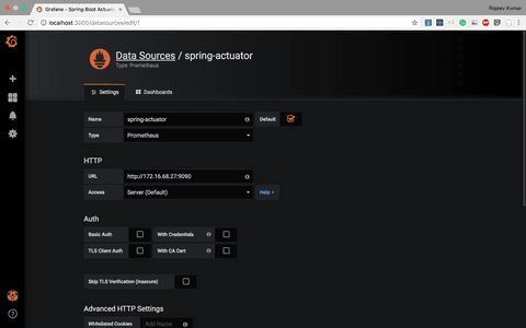 Spring Boot Actuator metrics monitoring with Prometheus and Grafana | CalliCoder
