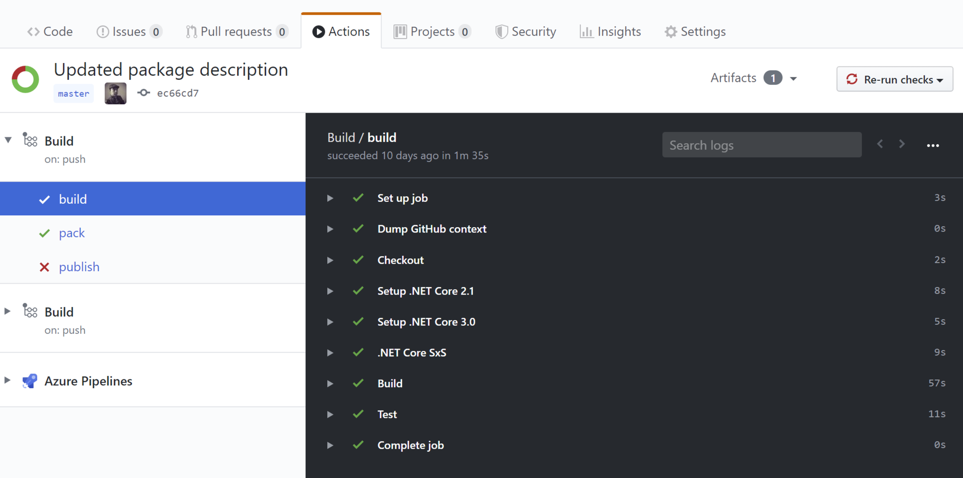 Build a .NET library with GitHub Actions | Alessio Franceschelli