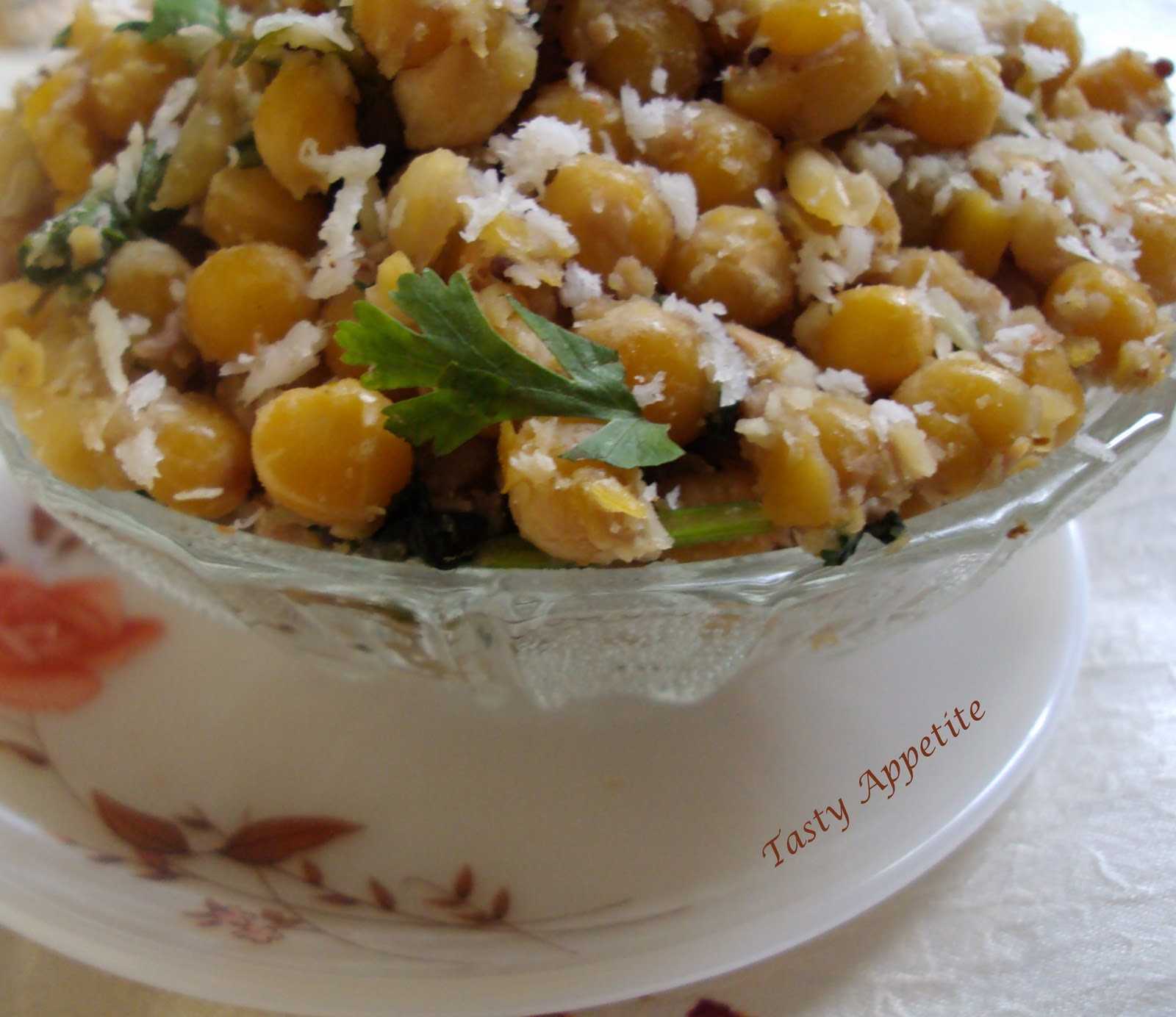 Peas Sundal | Tea Time Snack | Tasty Appetite