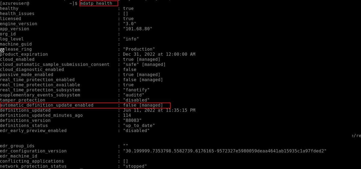 Antivirus Definition Version Control for Microsoft Defender for Endpoint on Linux | Joe Ho Blog