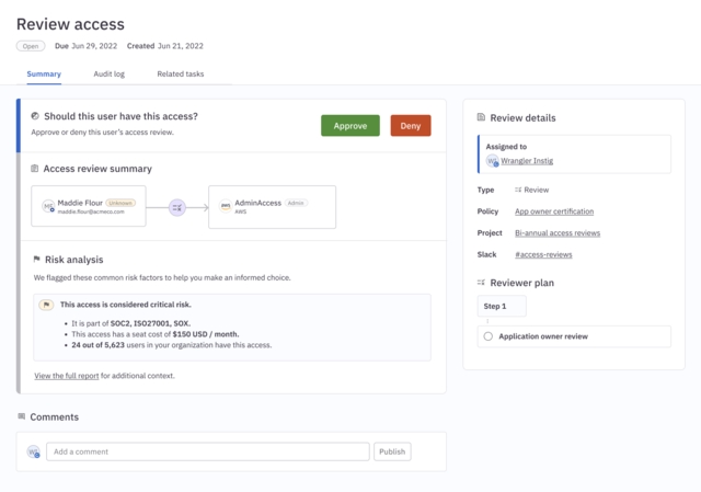User Access Reviews - ConductorOne