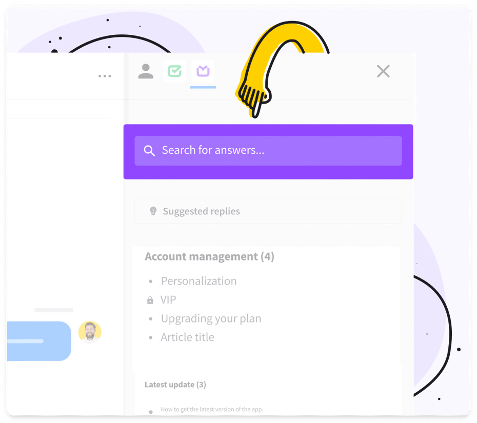 KnowledgeBase LiveChat Integration