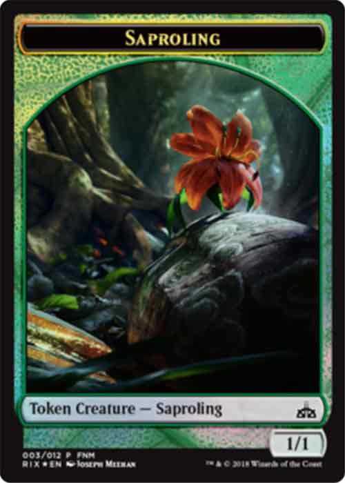 1/1 Green Saproling Creature Token | MTG.onl Tokens