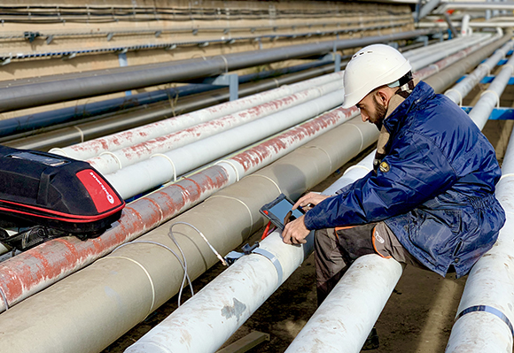 Long Range UT inspection of pipes