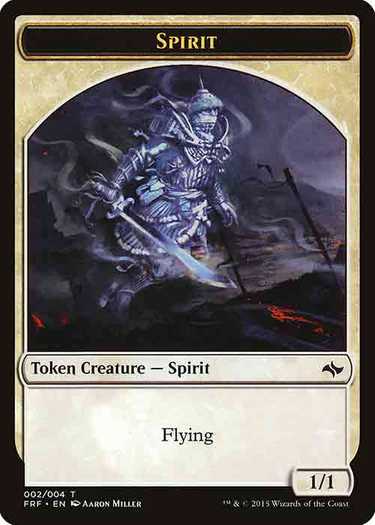 1/1 White Spirit Creature Token | MTG.onl Tokens