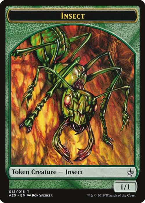 1/1 Green Insect Creature Token | MTG.onl Tokens