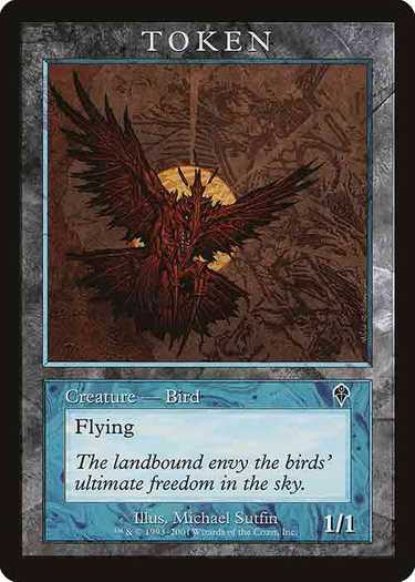 1/1 Blue Bird Creature Token | MTG.onl Tokens