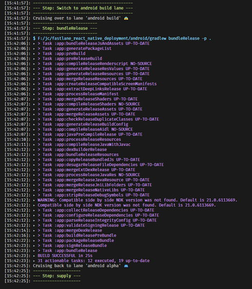 Automated Deployment of React Native Apps Using Fastlane - Part 1 - Play Store | JCM