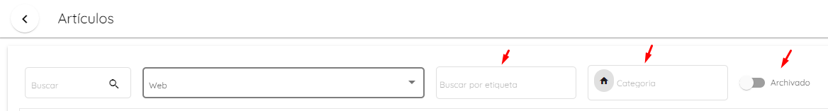 Artículos Web | Ninox Docs