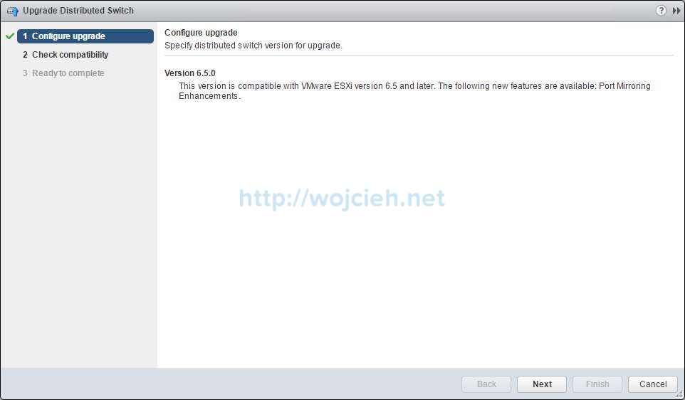 How to upgrade VMware Distributed Switch - wojcieh.net