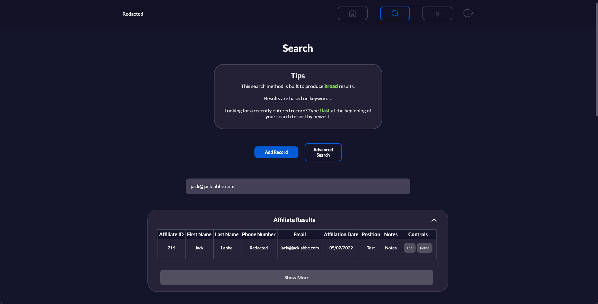 Jack Labbe - Data Management