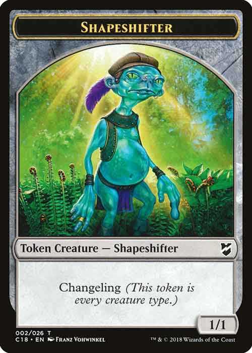 1/1 Colorless Shapeshifter Creature Token | MTG.onl Tokens