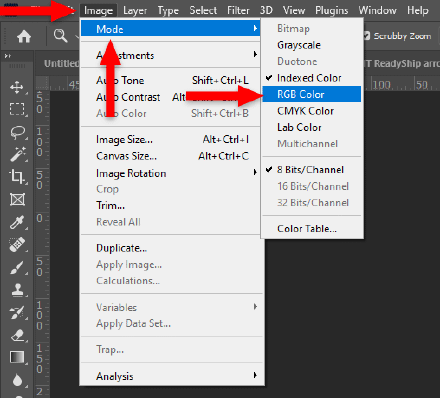 How to Convert Index Image to Layer or Background in Photoshop - Radu.link
