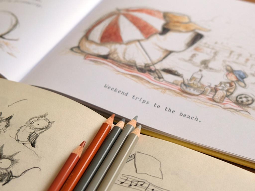 Illustration with Gabriel Evans 2021 | UpNext