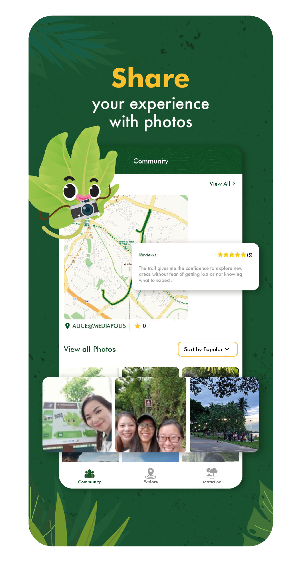 NParks Explore A Route Mobile App