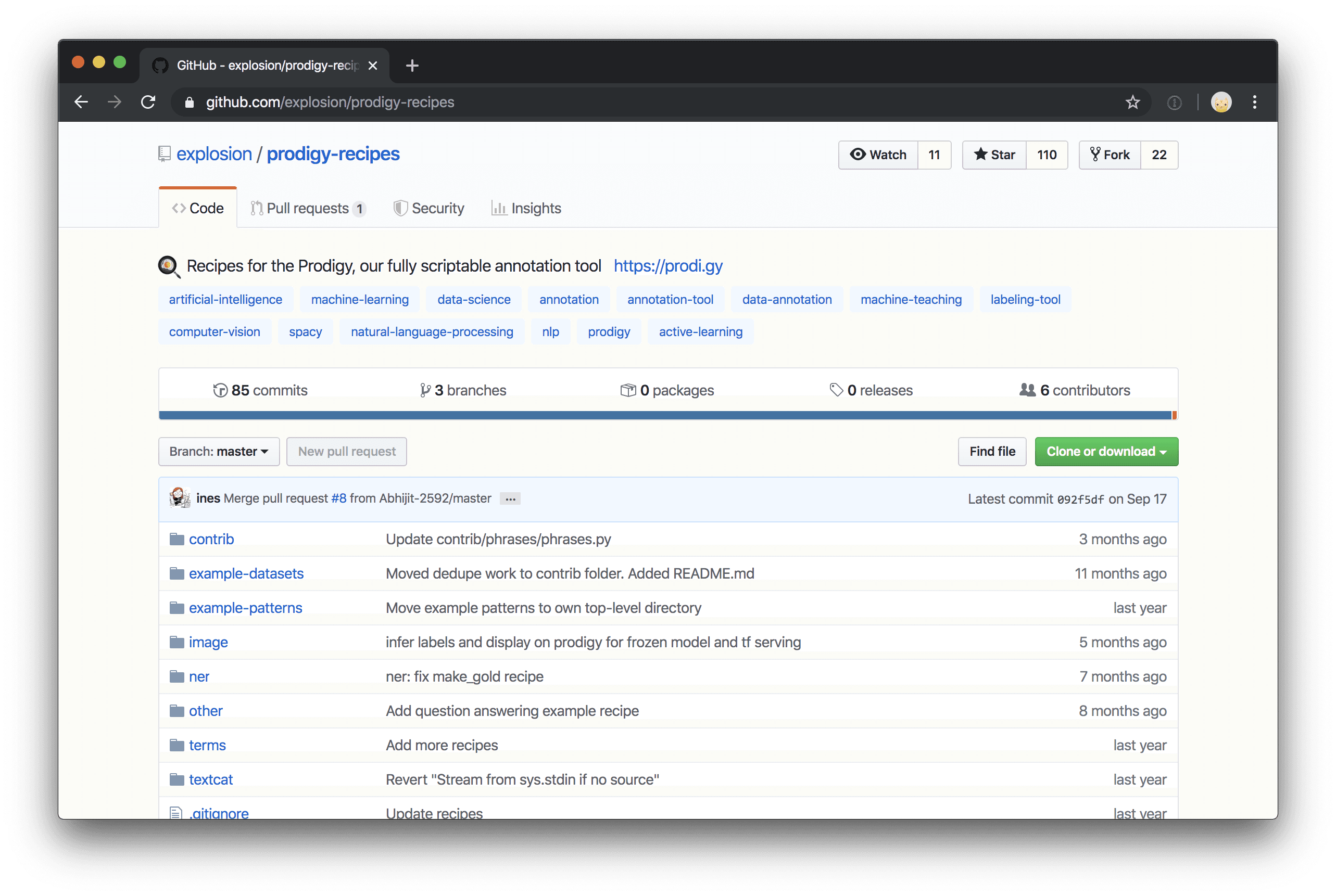 Custom Recipes · Prodigy · An annotation tool for AI, Machine Learning ...