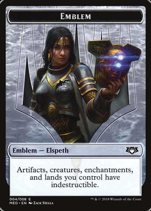 Elspeth, Knight-Errant Emblem | MTG.onl Tokens