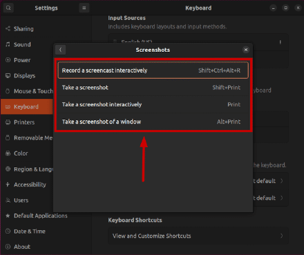 How to Take a Screenshot in Ubuntu Without a Print Screen Button - Radu ...