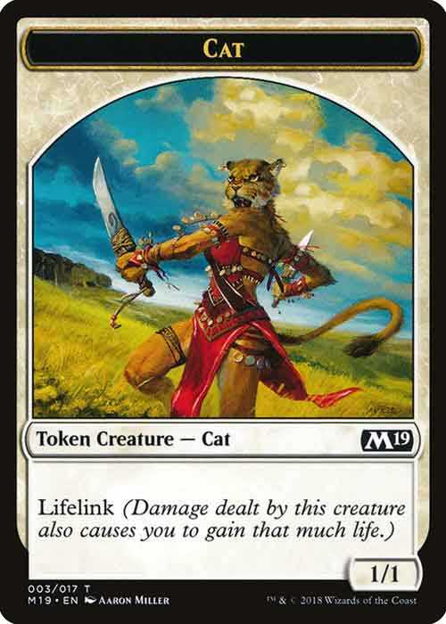 1/1 White Cat Creature Token | MTG.onl Tokens