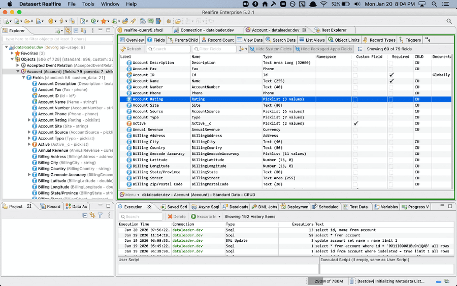 Datasert - App Basics - Realfire Help