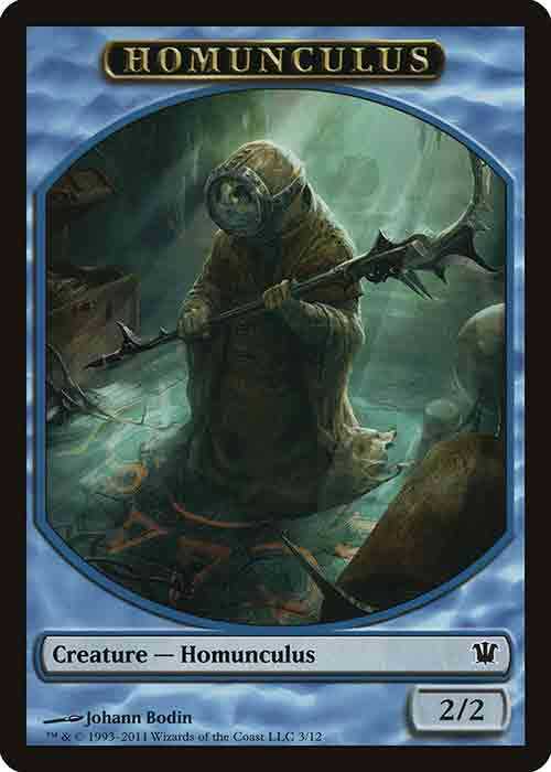 2/2 Blue Homunculus Creature Token | MTG.onl Tokens
