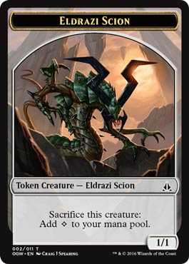 1/1 Colorless Eldrazi Scion Creature Token | MTG.onl Tokens