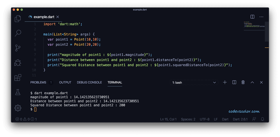 Dart: math library Point class - CodeVsColor
