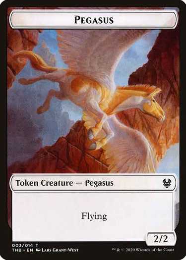 2/2 White Pegasus Creature Token | MTG.onl Tokens