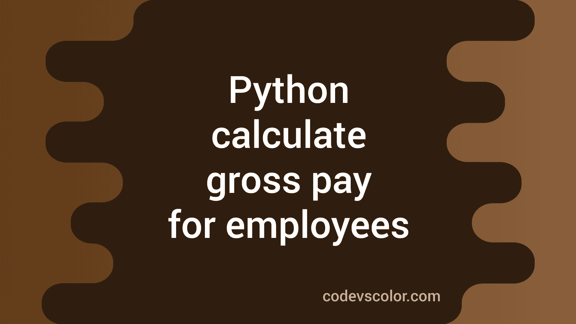 How to calculate gross pay for hourly paid employees in Python - CodeVsColor