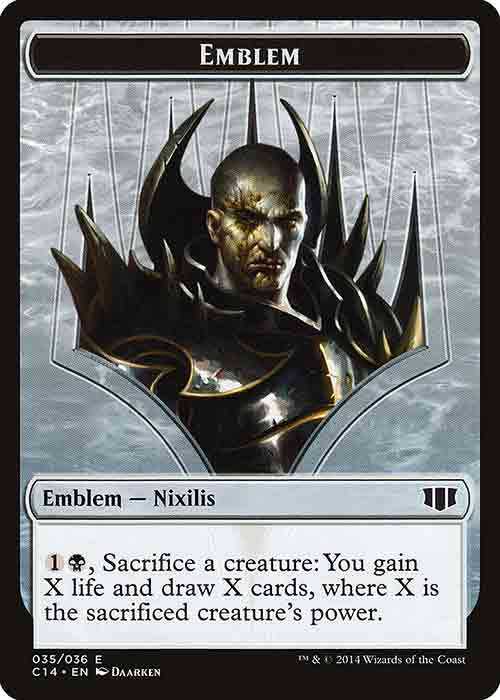Ob Nixilis of the Black Oath Emblem | MTG.onl Tokens