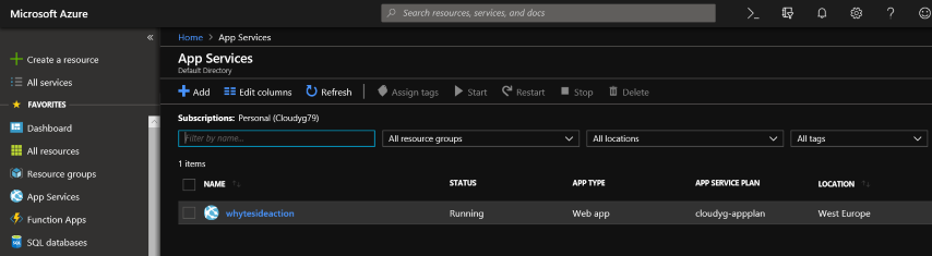 Grav in Azure part 3 - Creating an Azure Web App with code deployed from Git | CirriusTech ...