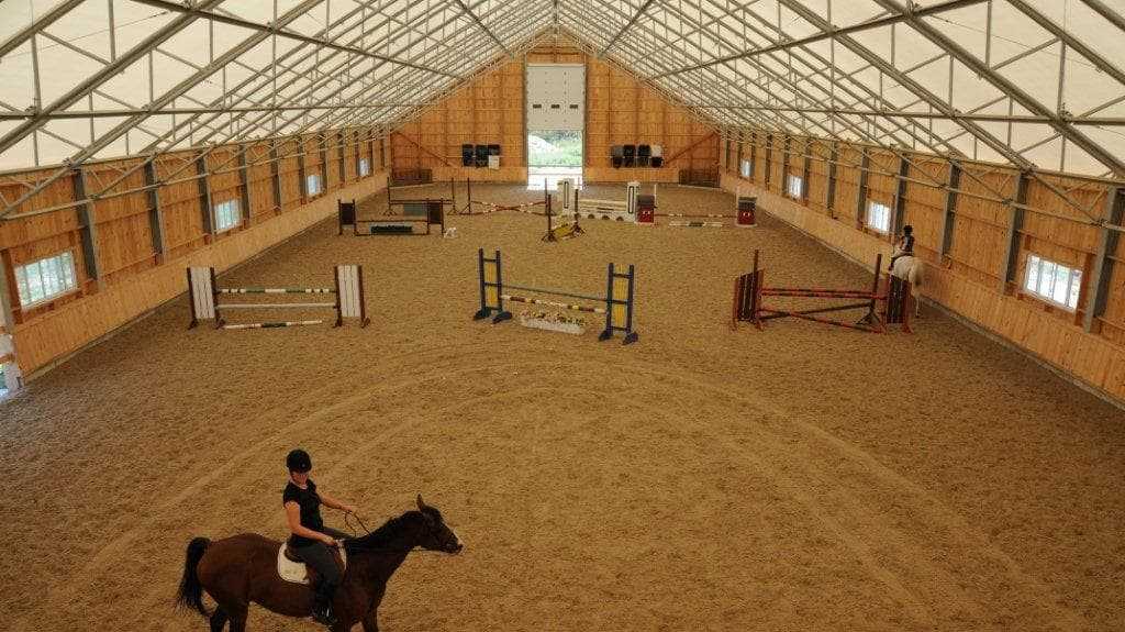 FOREST HILL FARMS - BOLTON, ON | WeCover Custom Fabric Riding Arenas