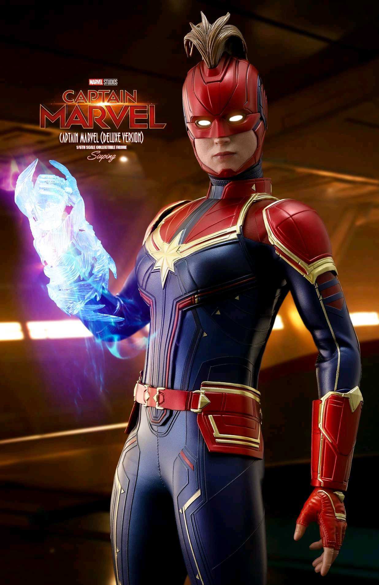 Hot Toys Captain Marvel 1 6 Action Figure Figround Hot Toys Captain Marvel 1 6 Action Figure Figround