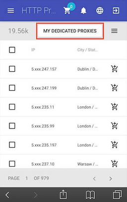 How to use proxies on iPad or iPhone