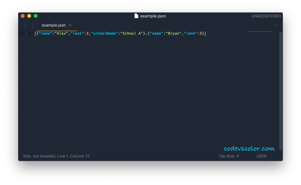 How To Write Json Data To A File In Java CodeVsColor