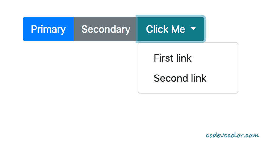 Button group in Bootstrap 4 : Explanation with example - CodeVsColor