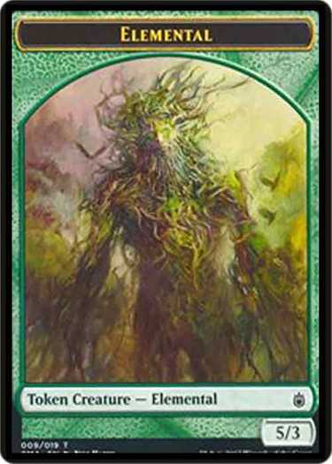 5/3 Green Elemental Creature Token | MTG.onl Tokens