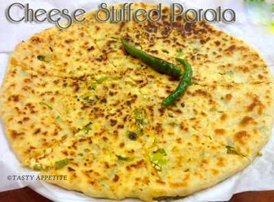 Cheese Paratha | Stuffed Cheese Paratha | Tasty Appetite