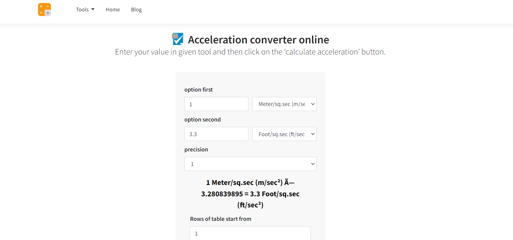 List of All Engineering Converters in Olacalculator