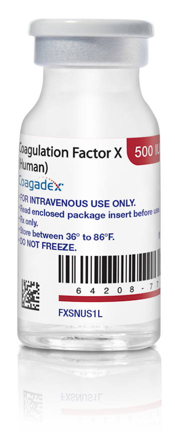 Learn About COAGADEX | Coagadex® Coagulation Factor X (Human)