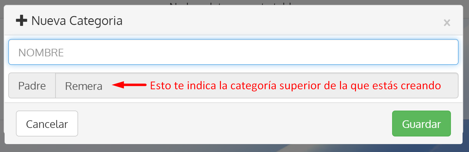 Categorías | Ninox Docs