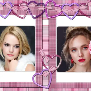 Best wedding cards photo Frame: create unique photo with fantasy lilac ...