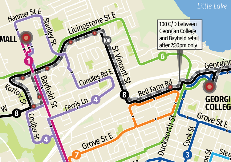 Re-drawing the Barrie Transit map - Charles Marttinen