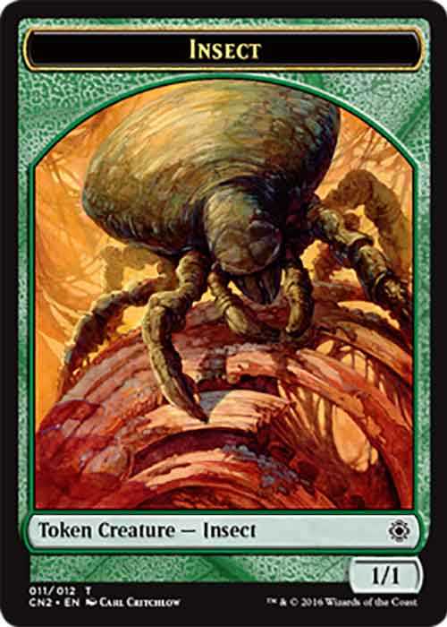 1/1 Green Insect Creature Token | MTG.onl Tokens