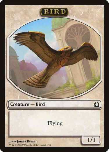 1/1 White Bird Creature Token | MTG.onl Tokens