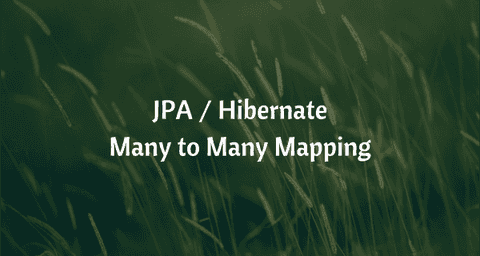 JPA / Hibernate Many to Many Mapping Example with Spring Boot | CalliCoder