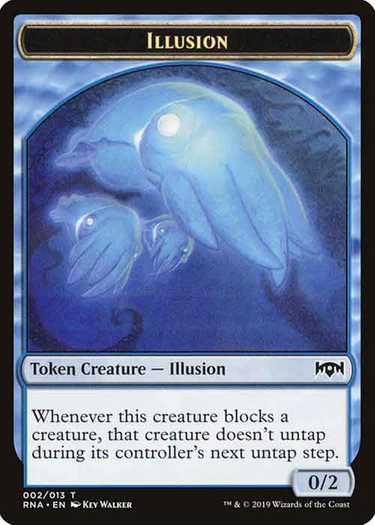 0/2 Blue Illusion Creature Token | MTG.onl Tokens