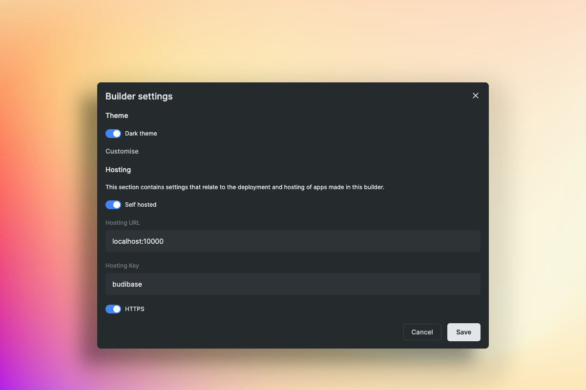 Budibase | Build internal tools on your own infrastructure