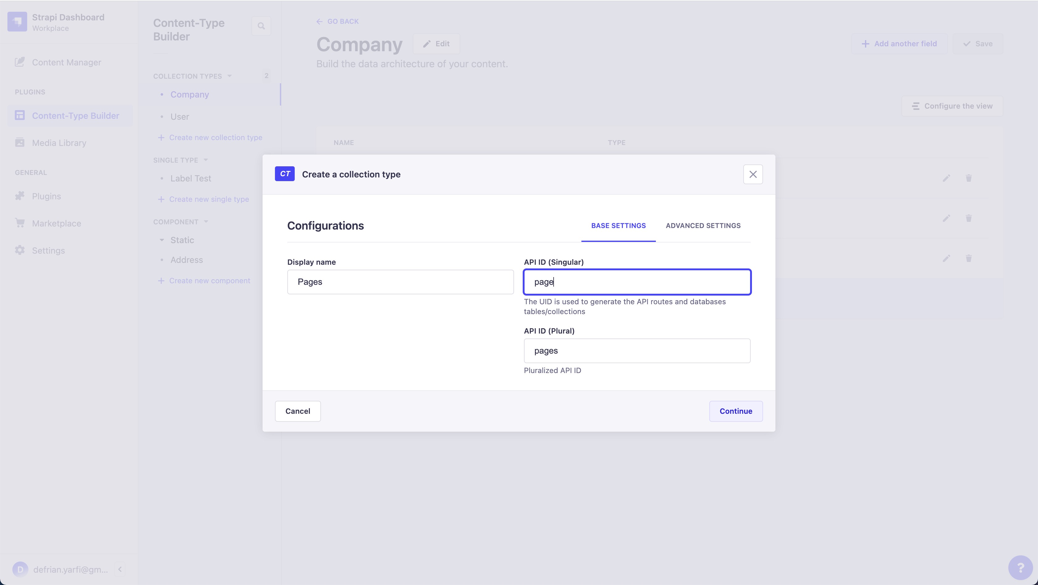 First impression on using Strapi CMS a headless CMS