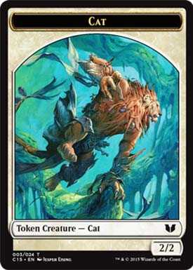 2/2 White Cat Creature Token | MTG.onl Tokens